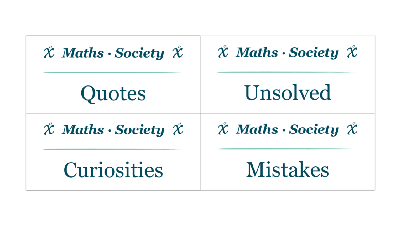 News – Maths Society