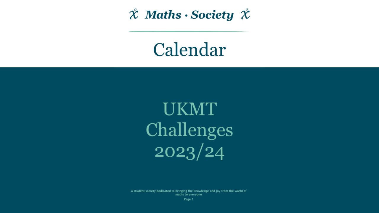 News – Maths Society